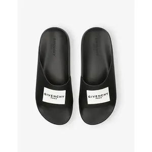 Givenchy Rubber Slides - Black