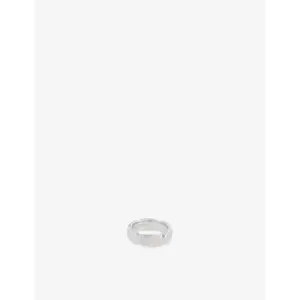 Tom Wood Knut White Rhodium-plated Sterling Ring - Silver
