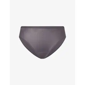 Chantelle Soft Stretch Brazilian Briefs - Carbon