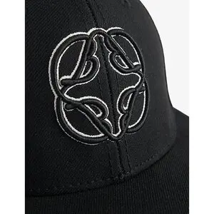 BELIER Cotton Baseball Cap With Embroidered Monogram