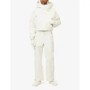 The North Face X Skims Cropped Hooded Jacket - Bone