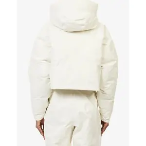 The North Face X Skims Cropped Hooded Jacket - Bone