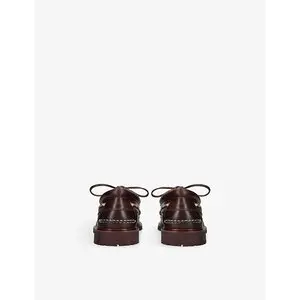 Burberry Leather Boat Shoes