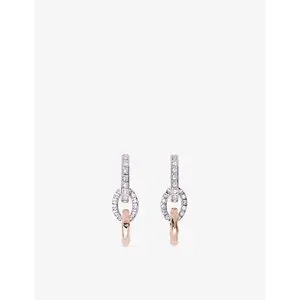 Maje Link Drop Earrings - Gold Silver