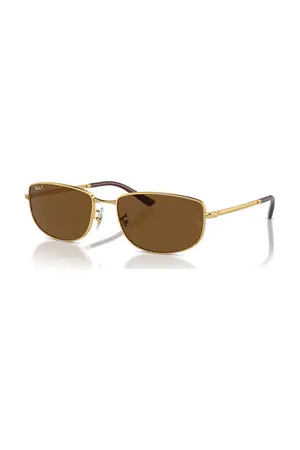 Ray-ban Irregular Sunglasses - Gold