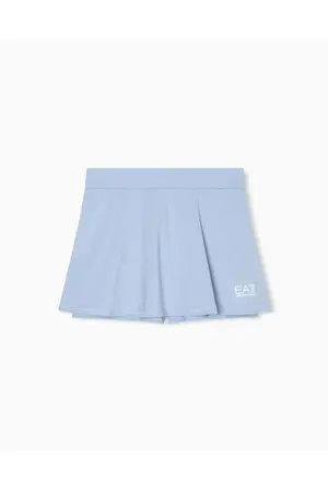 EA7 Tennis Mini Skirt In Stretch Technical Fabric