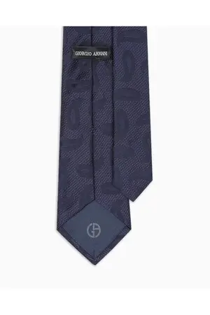 Giorgio Armani Jacquard Silk Neck Tie