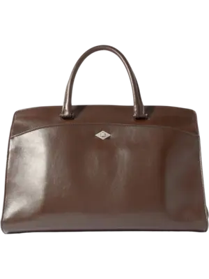 METIER Private Eye Large Leather Tote - Brown