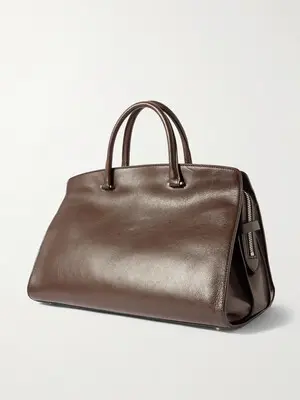METIER Private Eye Large Leather Tote - Brown