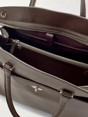 METIER Private Eye Large Leather Tote - Brown