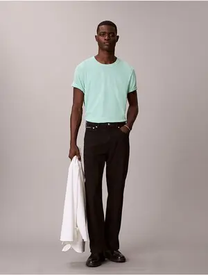 Calvin Klein Cotton Blend Jersey Relaxed T-shirt - Ocean Wave