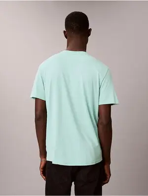 Calvin Klein Cotton Blend Jersey Relaxed T-shirt - Ocean Wave
