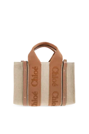Chloé Woody Mini Handbag - Beige
