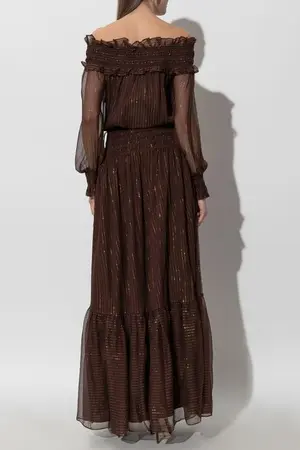 SELF-PORTRAIT Lurex Thread Dress