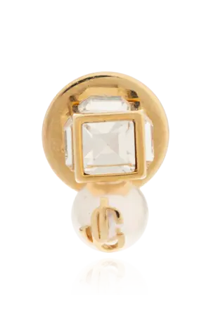 JIMMY CHOO Pearl Earrings - Gold
