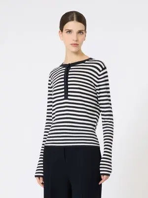 Max Mara Slim-fit Cashmere Sweater - Ivory