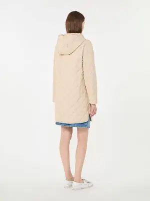 Max Mara Water-repellent Quilted Padded Parka - Sand