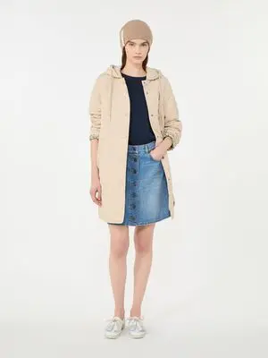 Max Mara Water-repellent Quilted Padded Parka - Sand