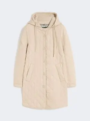 Max Mara Water-repellent Quilted Padded Parka - Sand