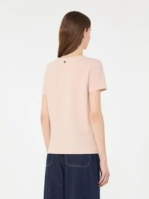 Max Mara Basic Cotton Jersey T-shirt - Pink