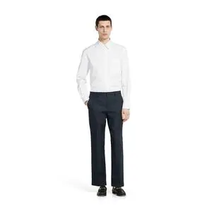 Gucci Cotton Twill Pant With Web Detail
