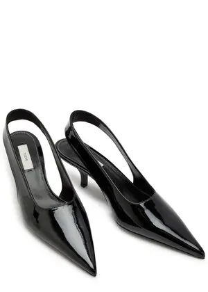 TOTEME Patent Leather Slingback Pumps
