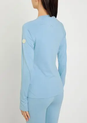 Varley Stretch-jersey Top - Light Blue