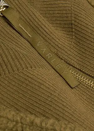 Varley Jaylin Half-zip Fleece Sweatshirt - Olive