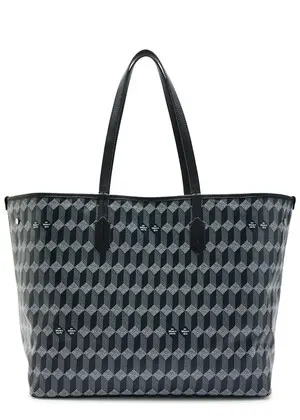 AU DEPART No.55 Printed Leather Tote