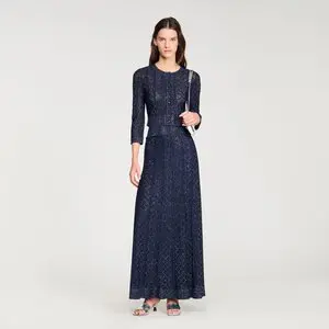 Constellation Print Maxi Dress