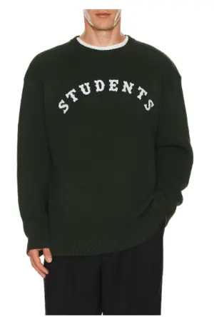 STUDENTS GOLF Oakridge Knit Crew Sweater