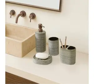 Frye Carson Sage 4 Piece Bath Accessory Set