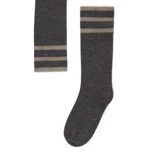 Brunello Cucinelli Cashmere-blend Knit Calf-length Socks - Black