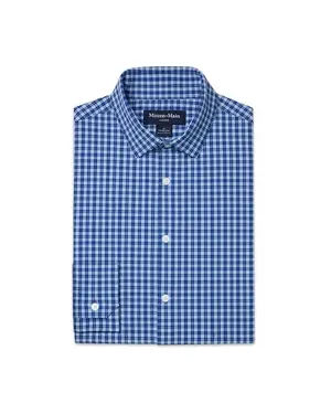 Mizzen+main Leeward No Tuck Long Sleeve Dress Shirt - Blue