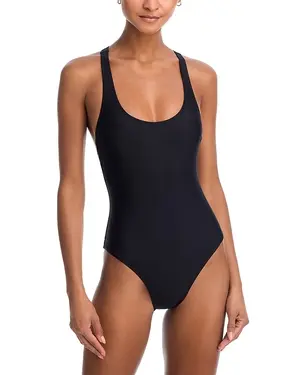 Solid & Striped The Odette One Piece Swimsuit - Noir