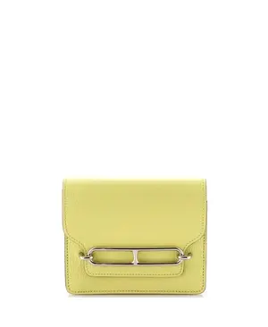 HERMES Roulis Slim Wallet Chevre Mysore - Yellow