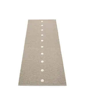 PAPPELINA Peg Rug, 27 X 78 - Dark Linen