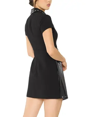 Likely Elia Faux Leather Dress