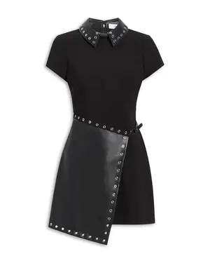 Likely Elia Faux Leather Dress