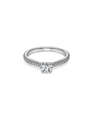 SWAROVSKI Eternity Certified Lab Grown Diamond Engagement Ring - Silver