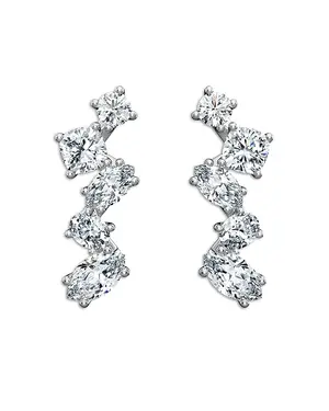 SWAROVSKI Galaxy Certified Lab Grown Diamond Drop Earrings - Silver