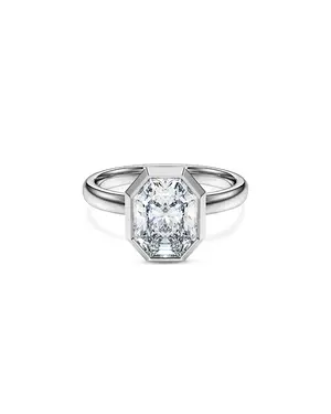 SWAROVSKI Octagon Lab Grown Diamond Ring - Silver