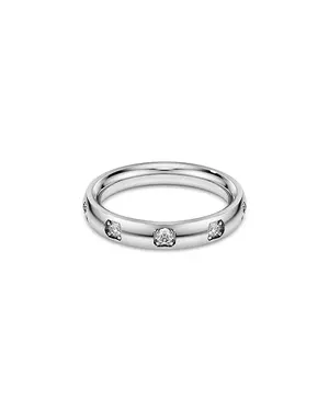SWAROVSKI Eternity Certified Lab Grown Diamond Band Ring - Silver