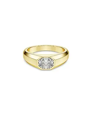 SWAROVSKI Octagon Lab Grown Diamond Band Ring - Gold