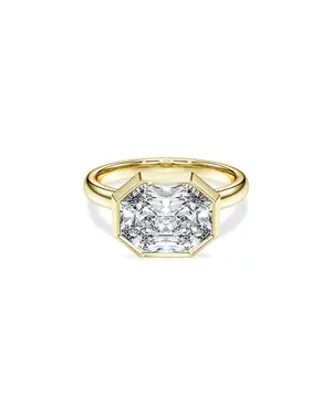 SWAROVSKI Octagon Lab Grown Diamond Bezel Ring - Gold