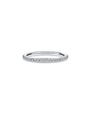 SWAROVSKI 14k White Gold Lab Grown Diamond Eternity Band - Silver