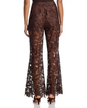 Aqua Lace Flare Pants