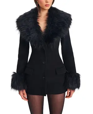 Miss Circle Cuffed Coats For Women