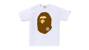 A BATHING APE Big Ape Head Tee Shirt - White