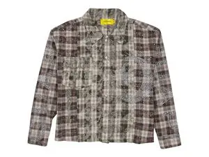 GUAPI Mocha Crescent Flannel Shirt